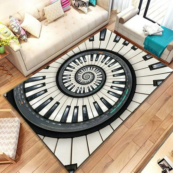 15 sizes piano keyboard Area Rug Carpet for Home Living Room Bedroom ...
