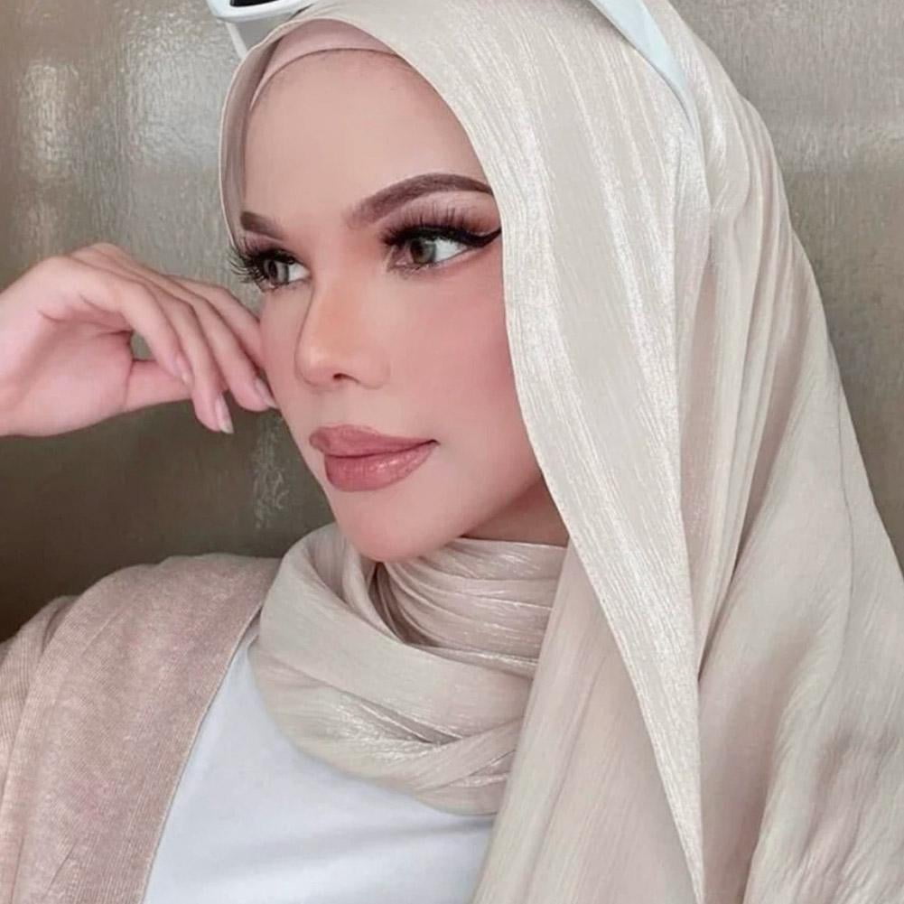 #15 solid color headscarf, thin large scarf, travel sun protection ...