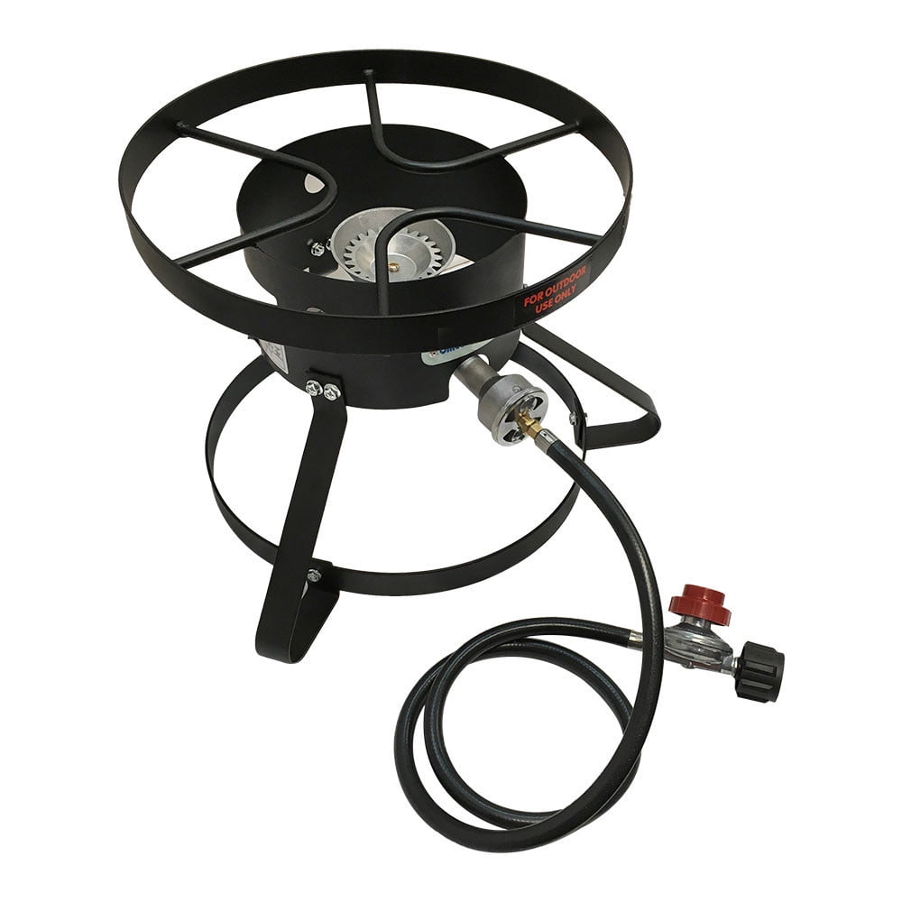 15'' x 15'' High Press Round Propane Stove Burner CSA Regulator 50,000 ...