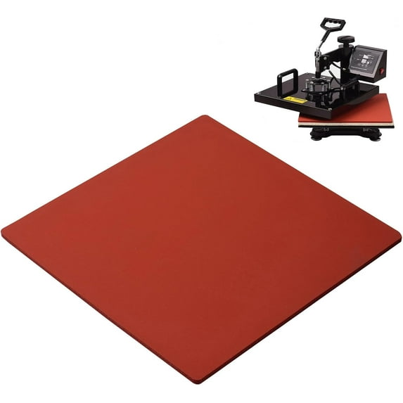 15 x 15 Inch Silicone Heat Press Mat Pad, 0.3 Inch Thickest Silicone ...