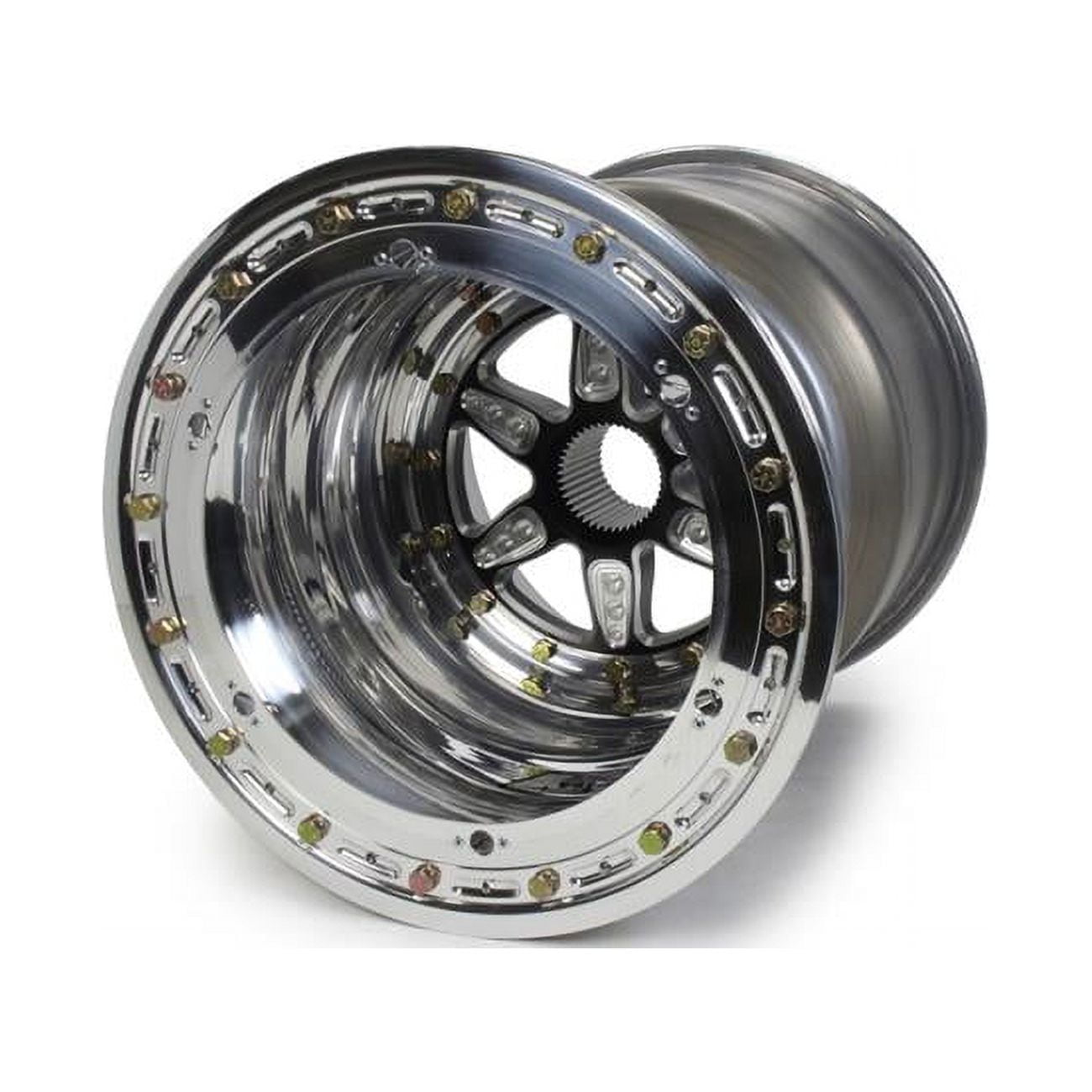 15 x 18 in. 5 in. Backspace Beadlock 42T Splined Wheel - Walmart.com