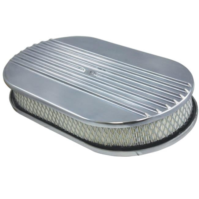 15 x 2 in. Oval Half Finned Top Air Cleaner Kit - Walmart.com