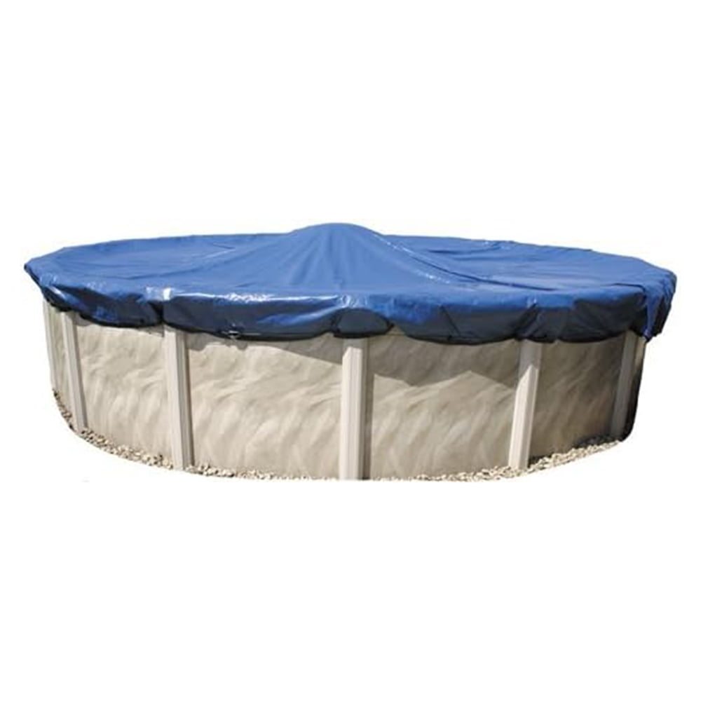 15 x 30 Foot Oval Pool Winter Cover with Double Stitched Borders ...