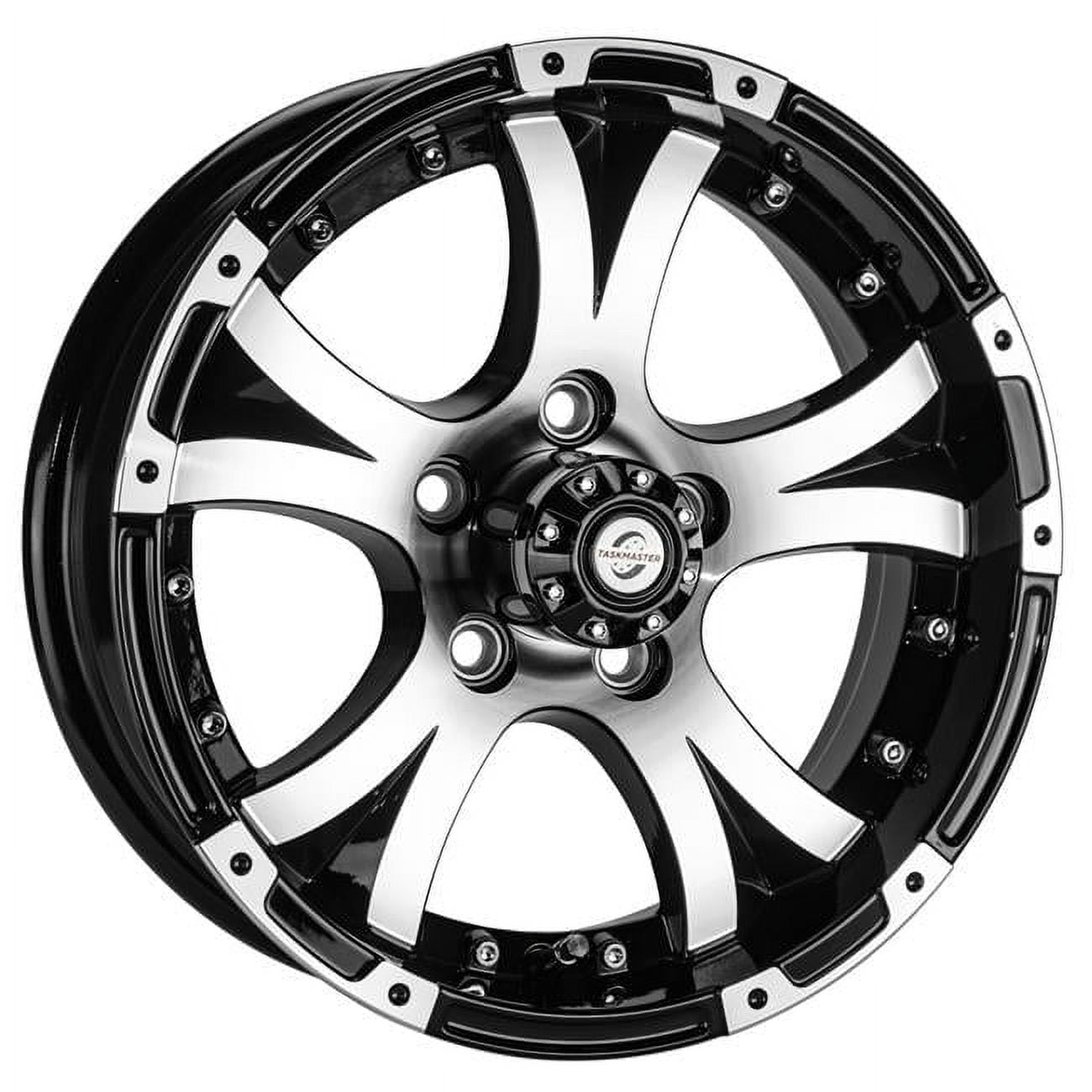 15 x 5 in. Viking Series Machined Lip & Face Gloss Aluminum Trailer ...