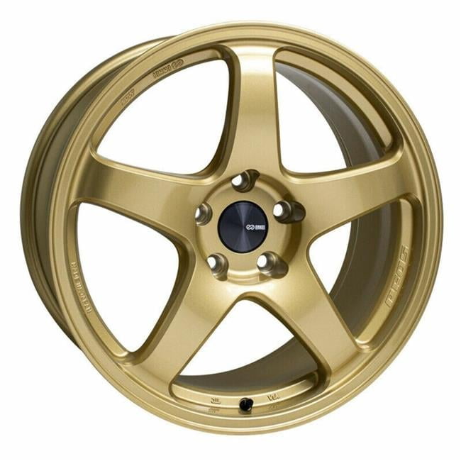 15 x 8 & 4x100 Bolt Pattern 25 mm Offset PF05 Gold Wheel - Walmart.com