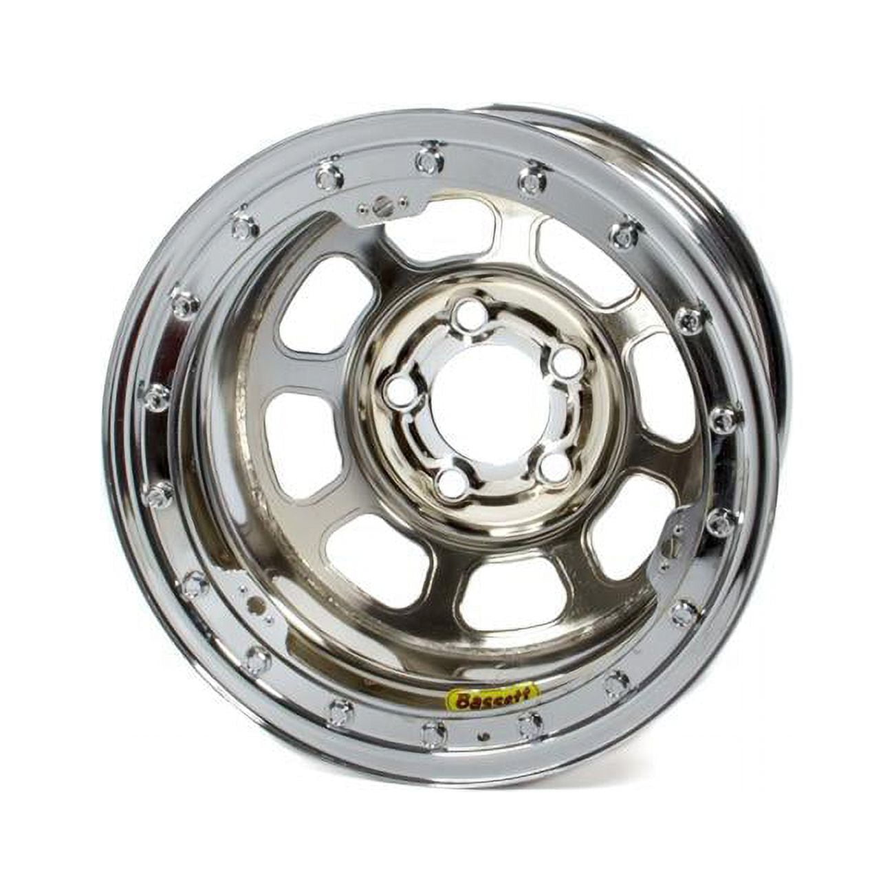 15 x 8.75 in. D-Hole Lightweight Wheel with 4 in. Backspace & 5 x 5 in ...