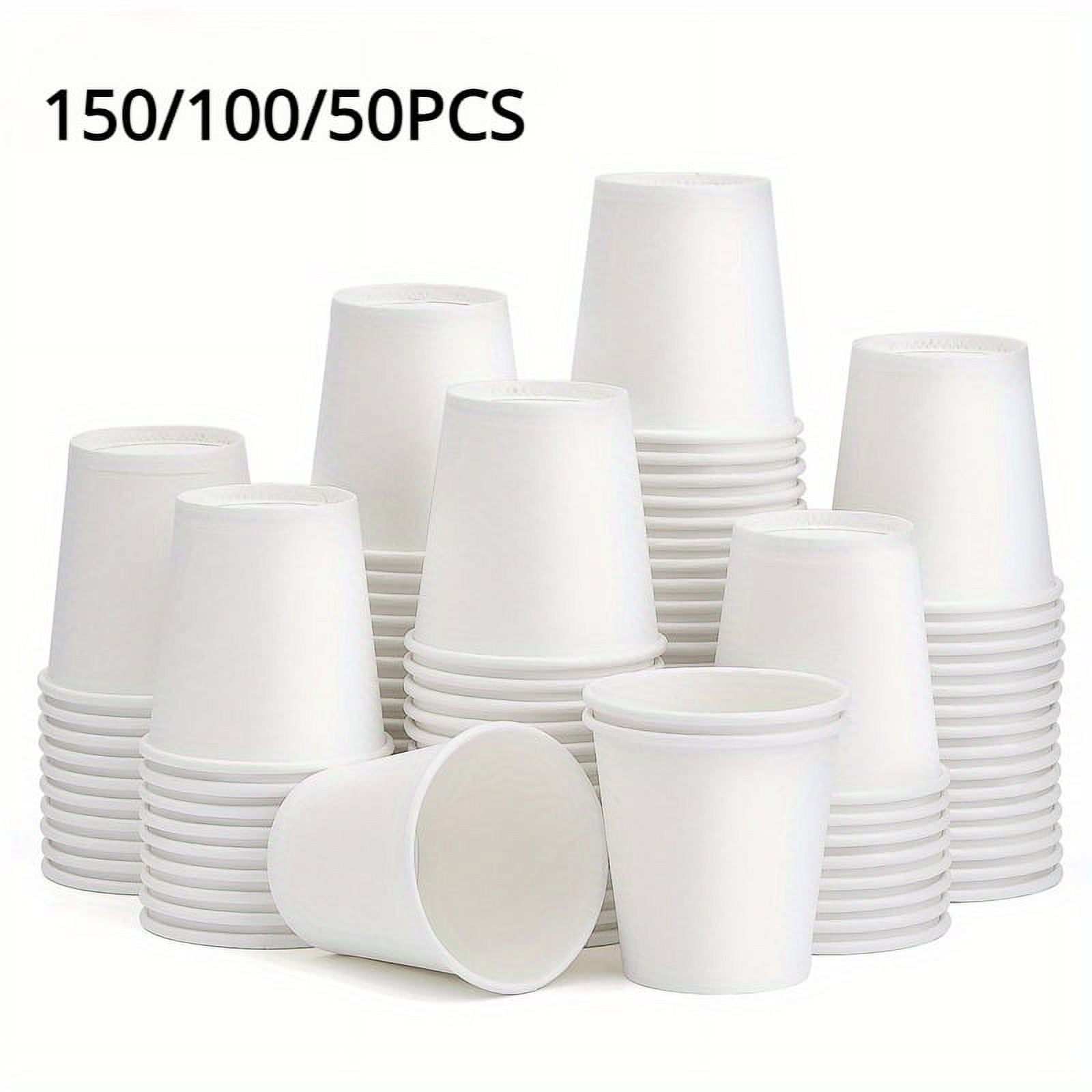 150/100/50PCSDisposable Small Paper Cups Supermarket PartyOffice Coffee ...
