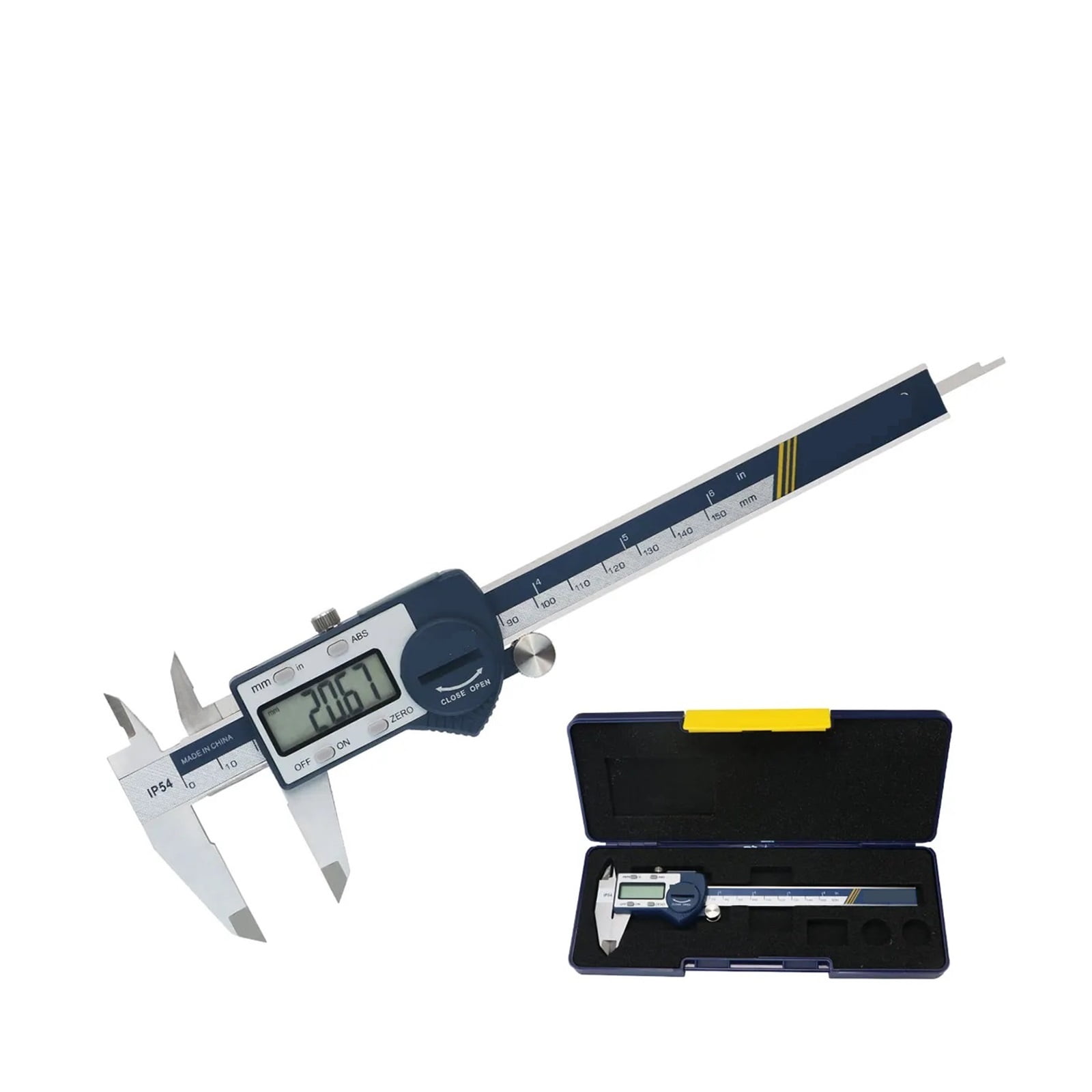 150/200/300mm Electronic Digital Caliper With Extra Large LCD Screen ...