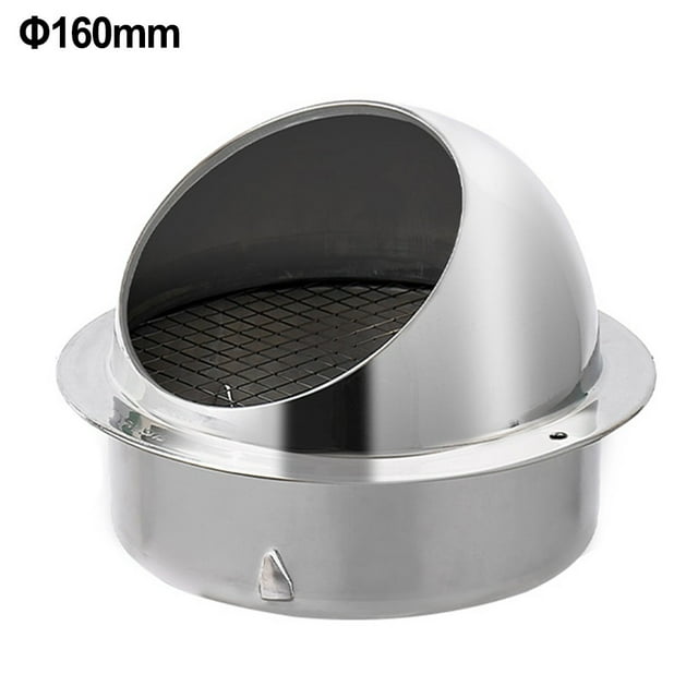 150-200mm Steel Ventilation Grill Wall Hole Cover Extractor Hood Louver ...