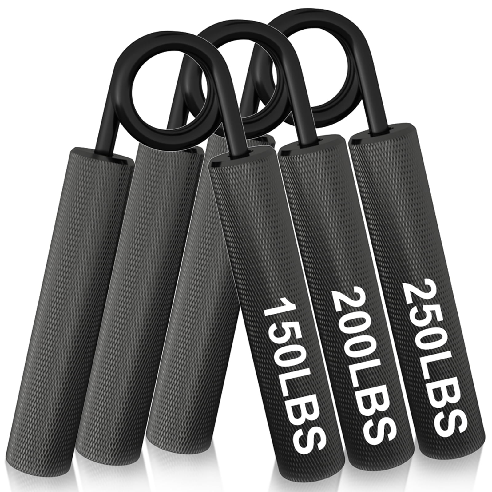 150-250LBS Workout Equipment Grip Strength Trainer Forearm Exerciser ...