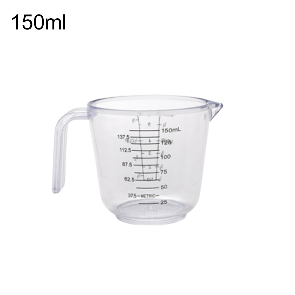 150/300/600ml Handle Water Milk Egg Scale Measuring Cup Mug Measurement ...