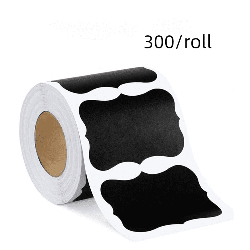 150/300 Pieces/roll Blackboard Label Stickers PVC Removable Waterproof ...