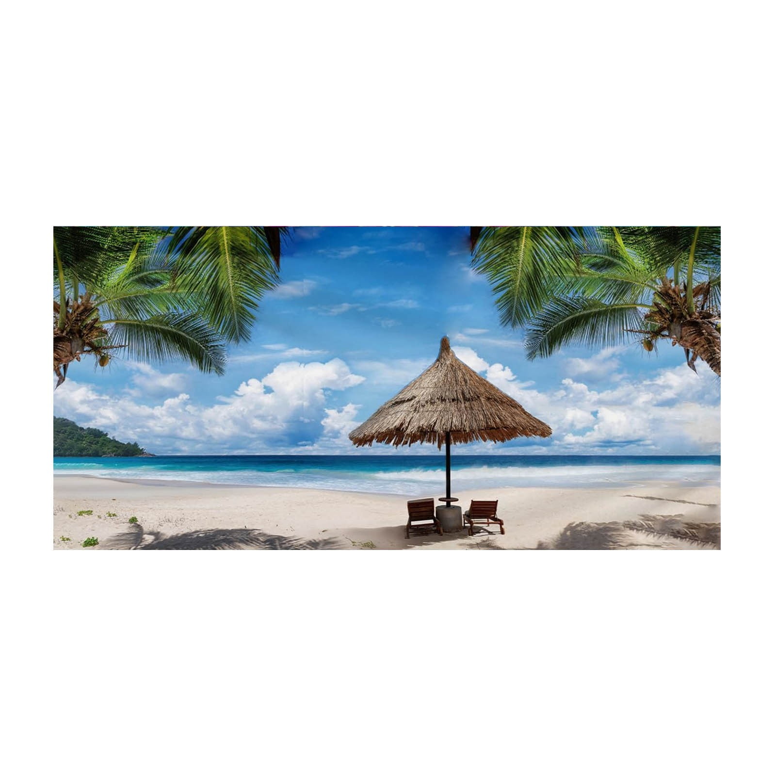 150 75cm Blue Sun Sky White Cloud Beach Towel Microfiber Beach Towel