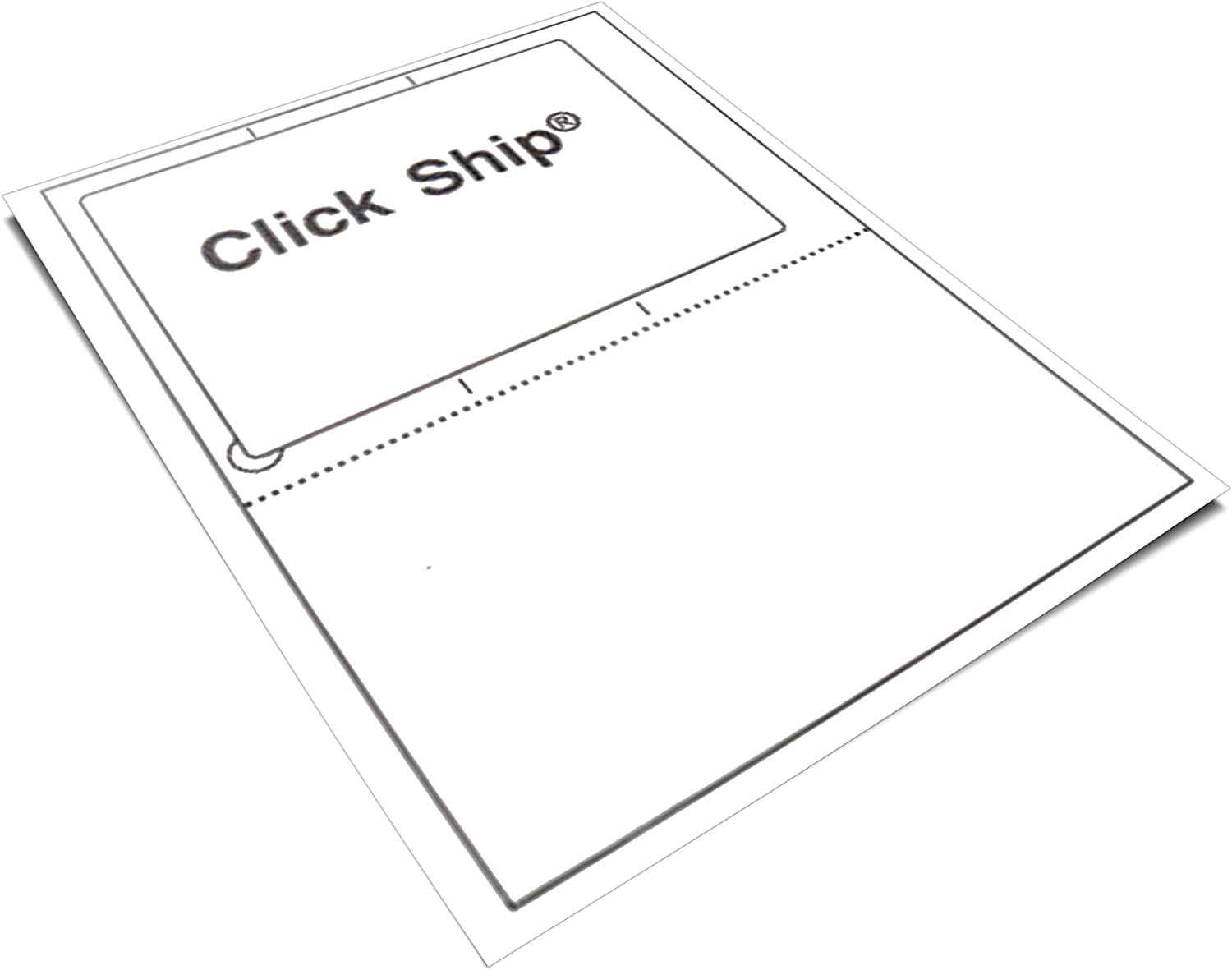 150 Click Ship Labels with Tear-off Receipt. Print Postage Online. Peel ...