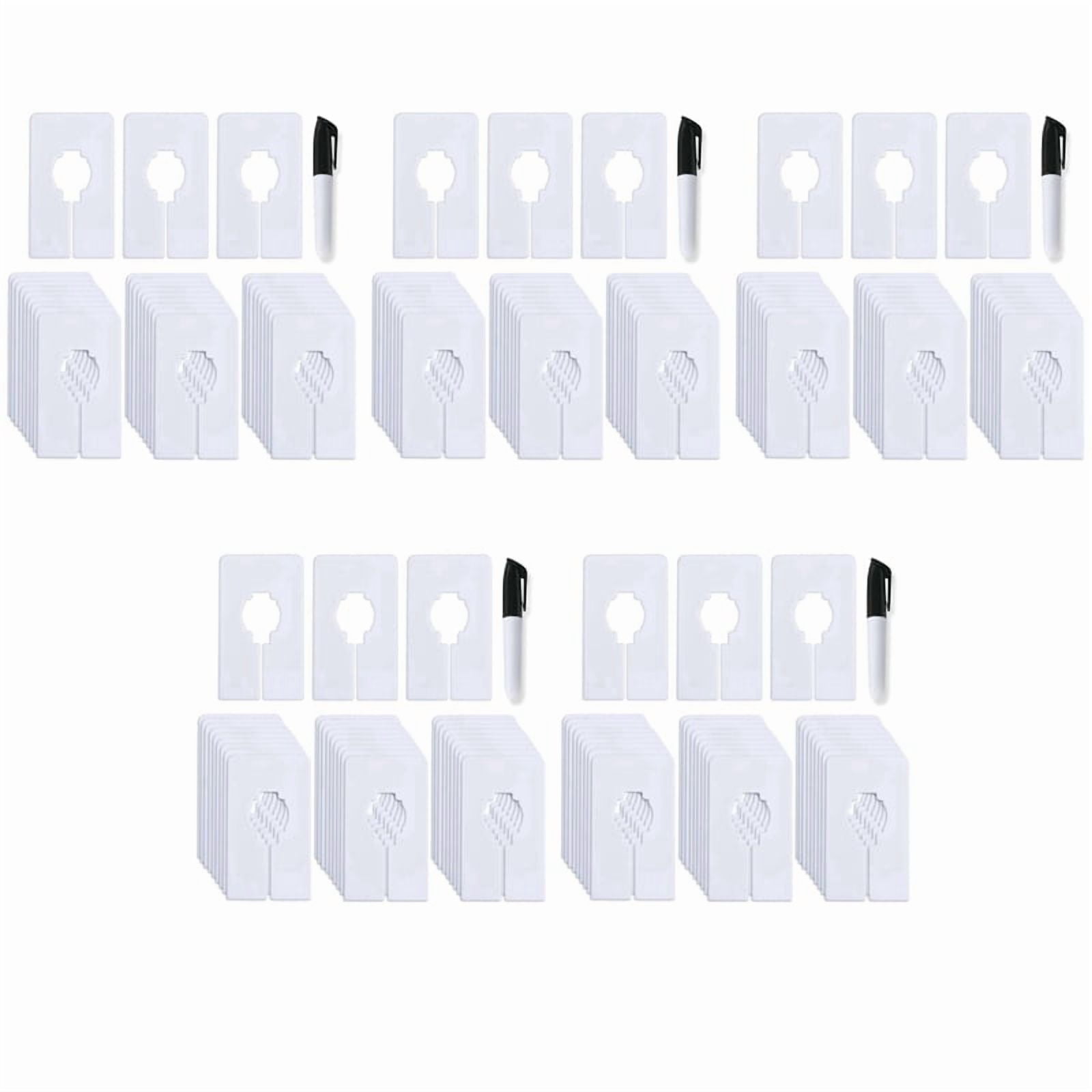150 Closet Dividers for Hanging Clothes- Rectangle Clothing Size ...