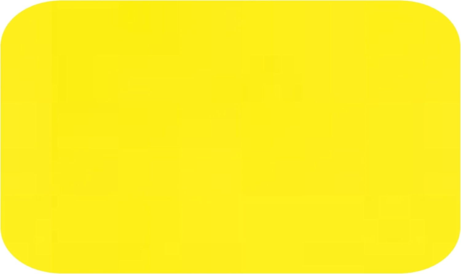 150 Color Cardstock 3" x 5" Index Cards, Yellow, Unruled with Rounded ...