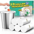 150 Count 8 Gallon Trash Bags Drawstring - 1.2 Mil Heavy Duty Medium ...