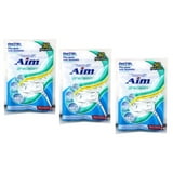 AIM Floss Picks, Nylon Thread, Slides Easily, Slippery, 150 Count, 3 ...