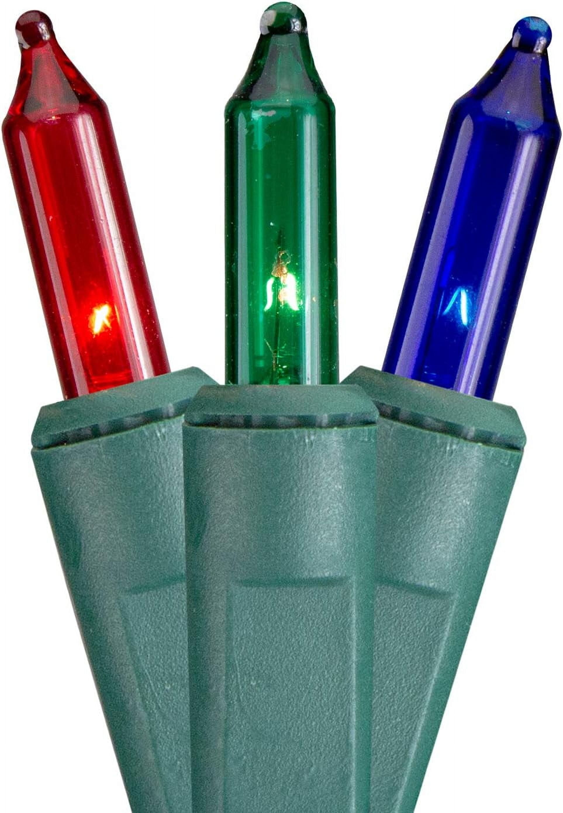 150 Count Blue, Green and Red Multi-Function Christmas Light Set, Green ...