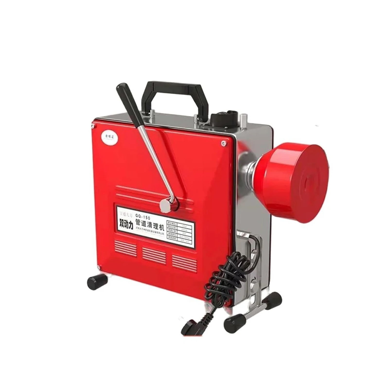 150 Electric Pipe Dredging Machine Sewer Dredger Toilet Floor Drain ...