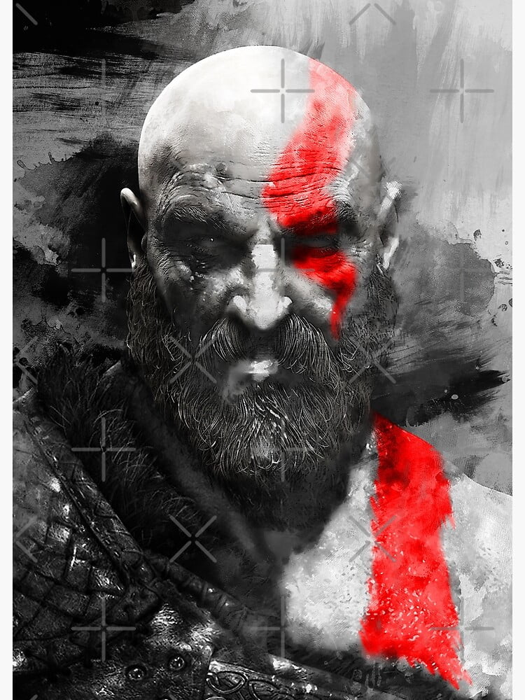 150 Kratos Paint Poster Framed-unframed - Walmart.com