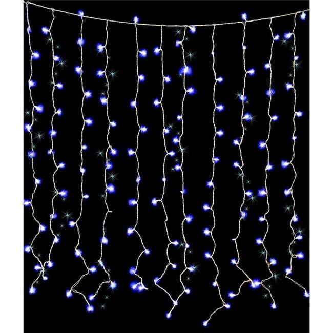 150 LED 4 Multi Curtain Light Twinkle - Walmart.com