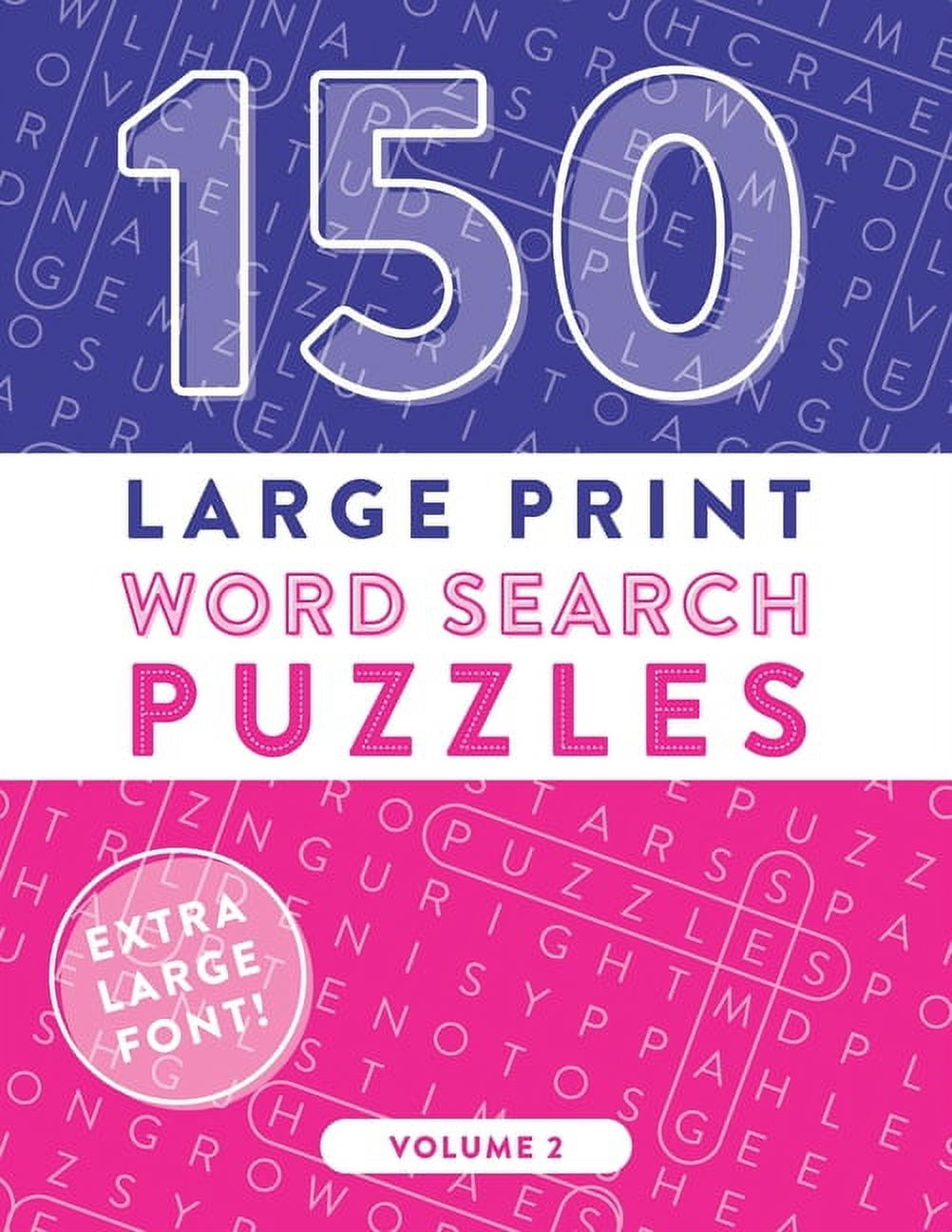 150 Large Print Word Search Puzzles : Easy-to-Read Word Games to ...