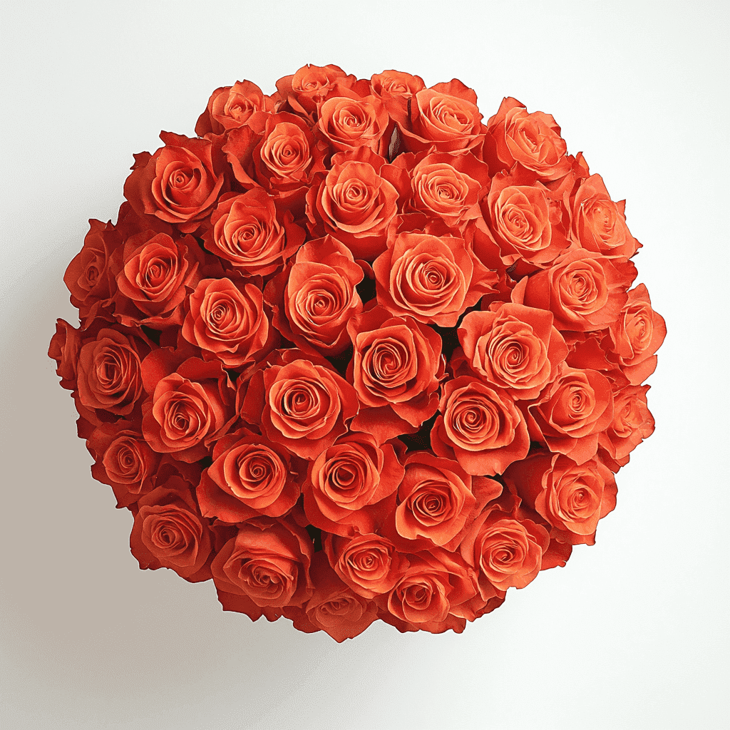 150 Long Stem Assorted Orange Roses- Beautiful Fresh Cut Flowers ...
