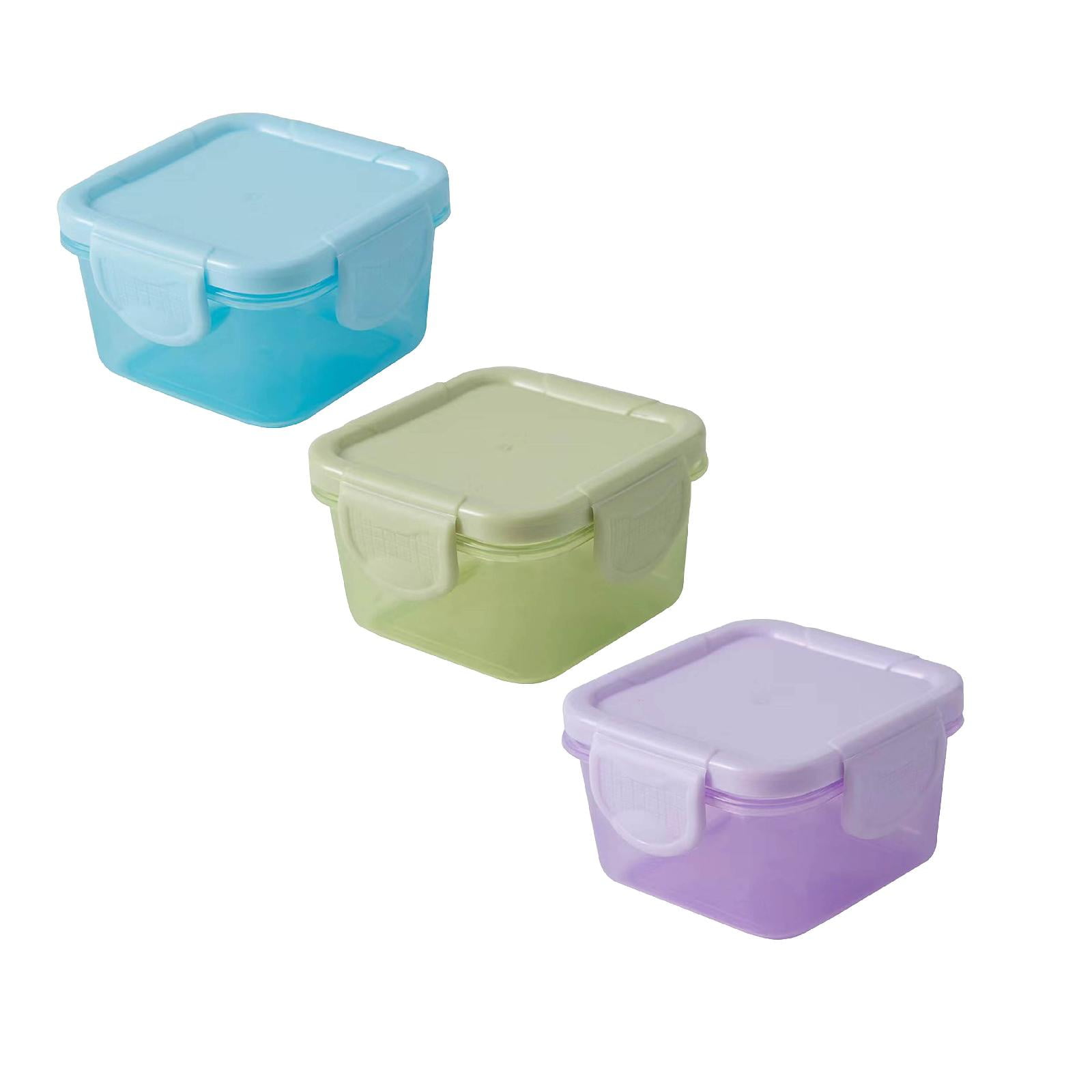 150 Ml Food Storage Containers with Lids Airtight Storage Jars Freezer ...
