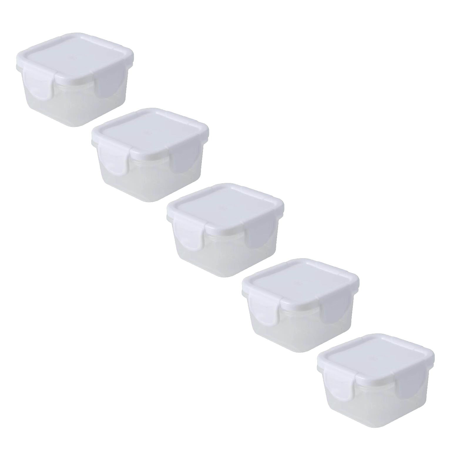 150 Ml Food Storage Containers with Lids Airtight Storage Jars Freezer ...