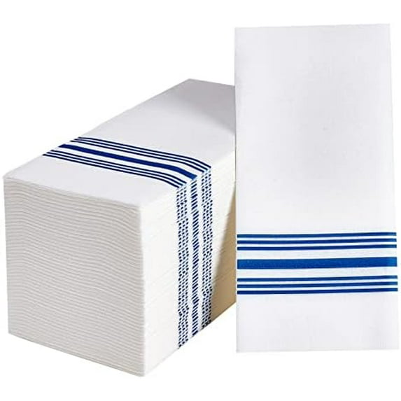 150 PACK Guest Towels Disposable Bathroom, Decorative Bathroom Napkins ...