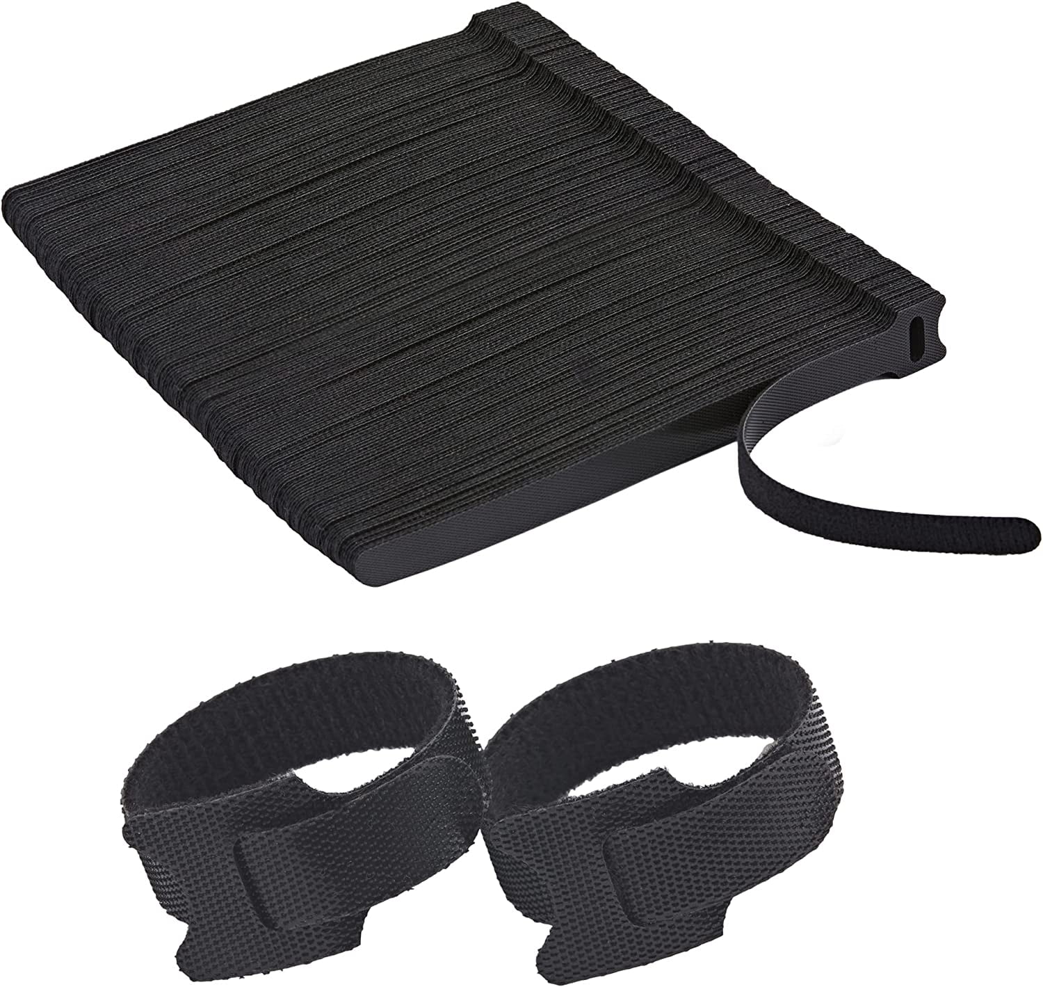 150 PCS Reusable Cable Ties with Hook and Loop, Multi-purpose ...