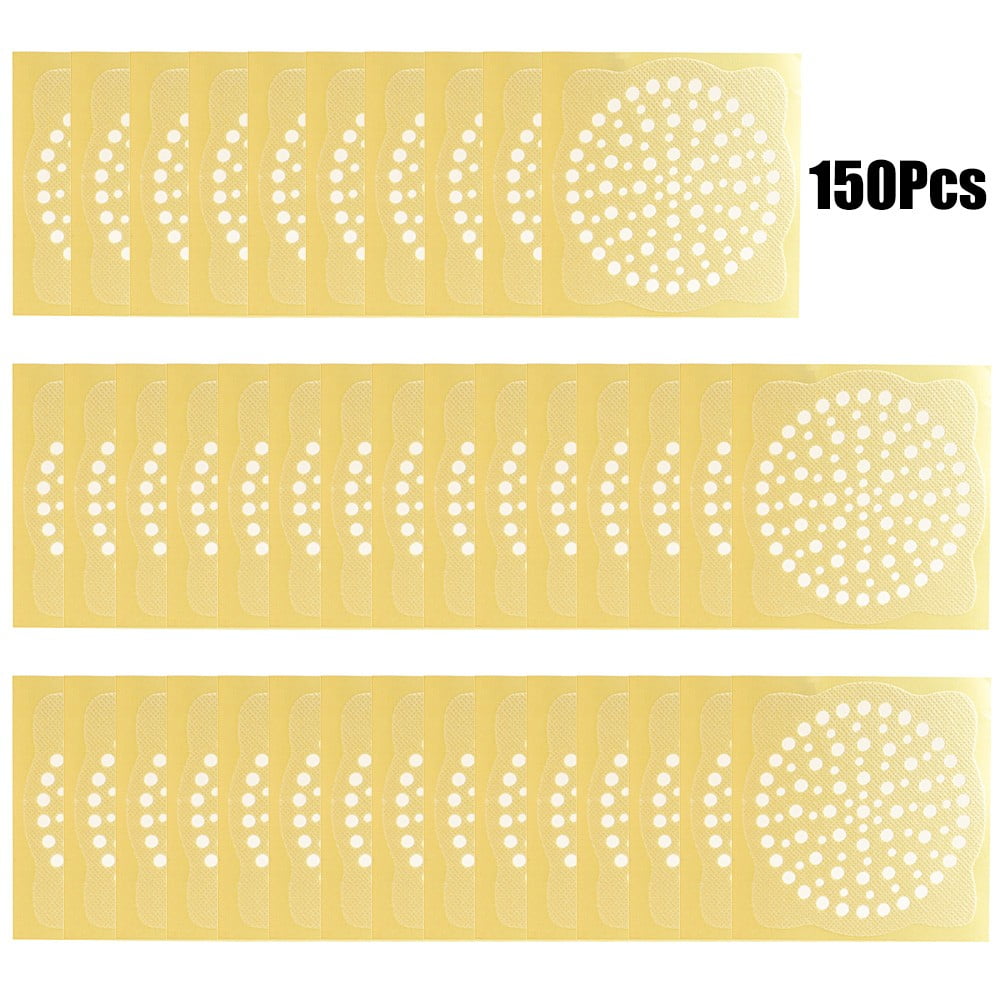 150 PCS Shower Drain Covers, Upgrade Floor Drain Stickers, White Color ...
