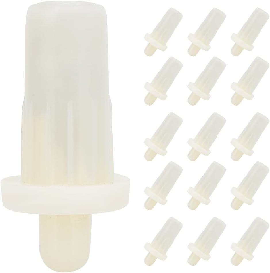 150 PCS Shutter Repair Pins Spring Loaded Pins White Plastic Plantation ...