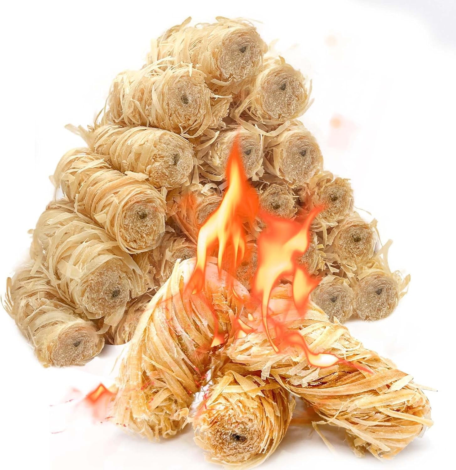 150 PCS bleweed fire Starter for Grill,Campfires,Fireplace,BBQ,Camping ...