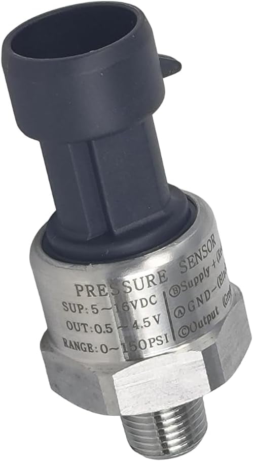 150 PSI Pressure Sensor Dome Fuel Oil Coolant Pressure 7990150 0.5V to ...