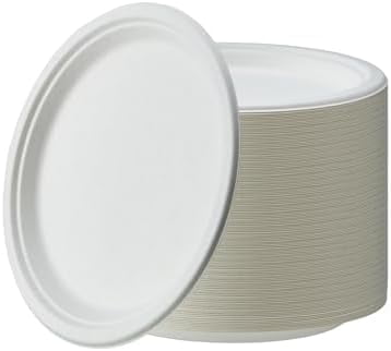 150-Pack 7 Inch Paper Plates, Heavy Duty Disposable Party Plates - Eco ...
