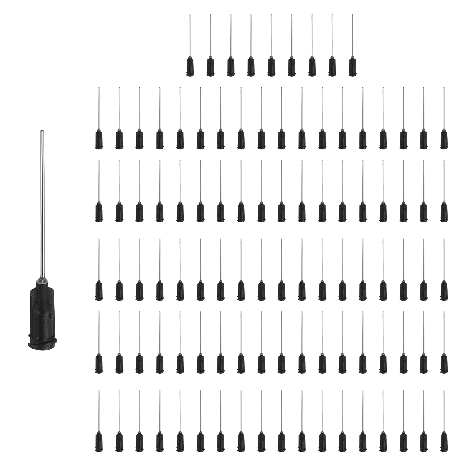150 Pack Blunt Tip Dispensing Needle, 19 Gauge Stainless Steel ...