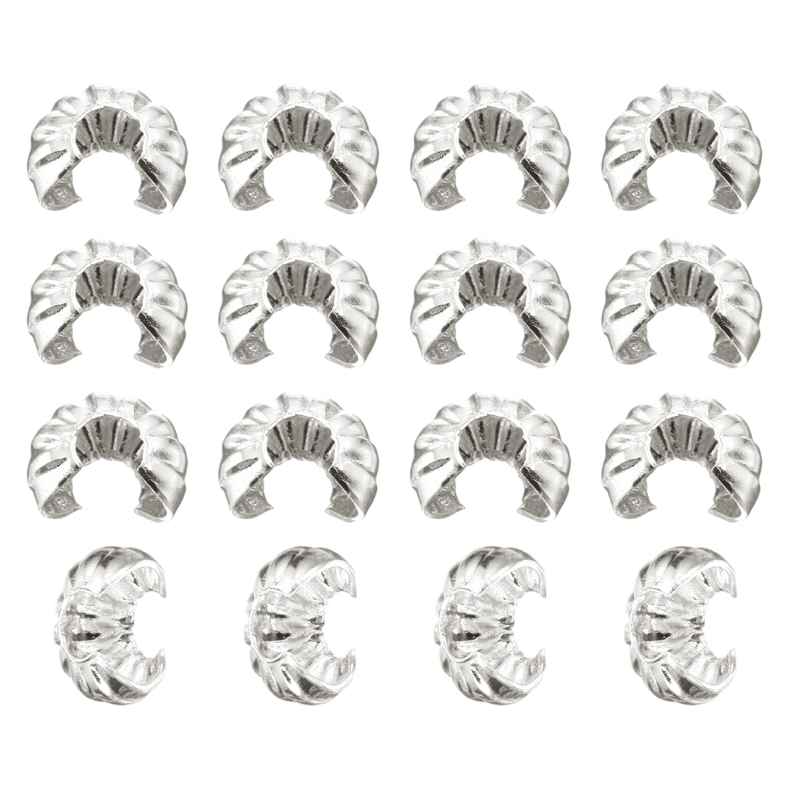 150 Pack Crimp Bead Covers, 4mm/0.16