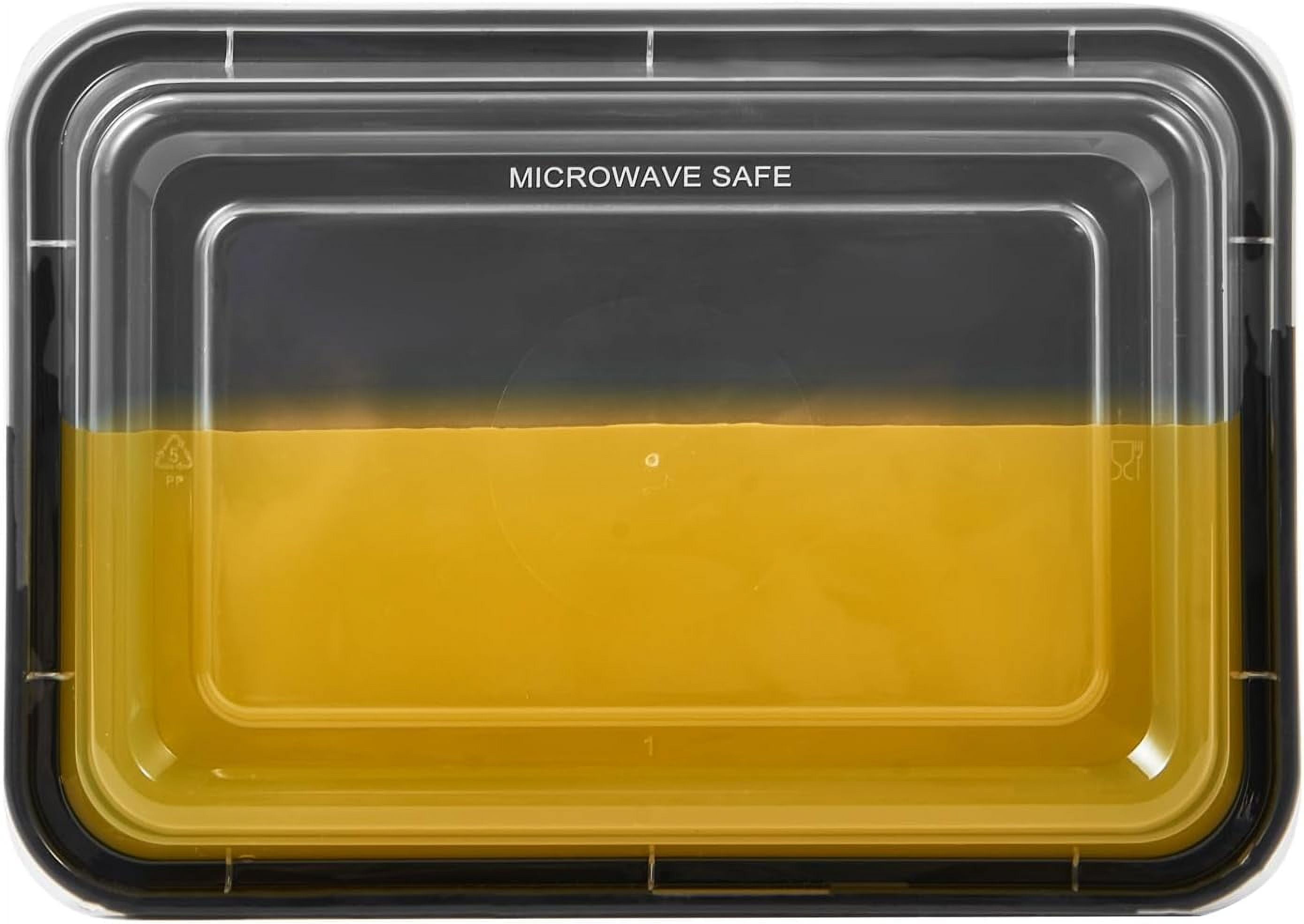 150 Pack Meal Prep Plastic Food Storage Containers With Lids 28 oz 1 ...