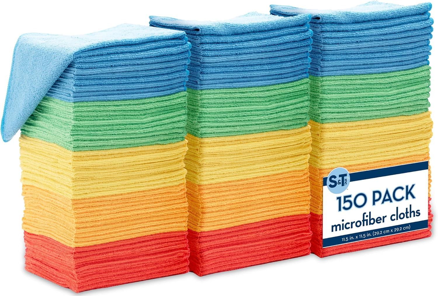 150 Pack Microfiber Cleaning Cloth, Bulk Towels for Home, Reusable Cars ...