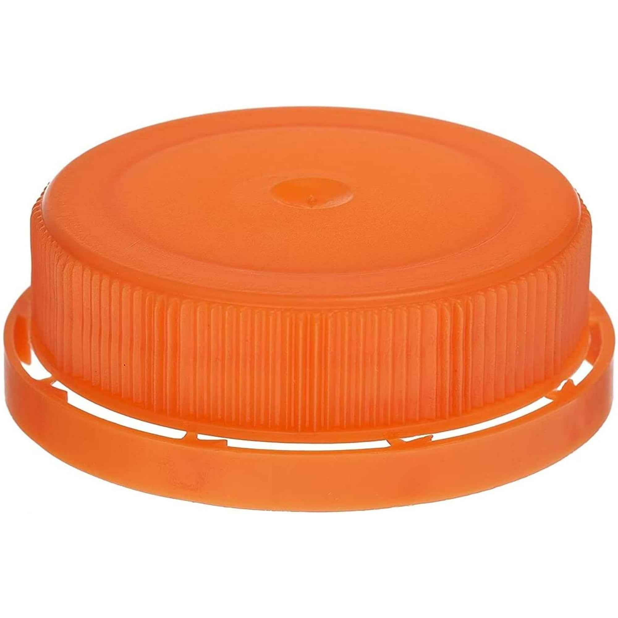 [150 Pack] Orange Tamper Evident 38MM Ratchet Caps and Lids for Plastic ...