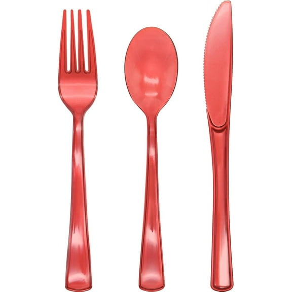 Wzzjkit Plastic Knives Disposable Utensils, Plastic Forks and Spoons ...