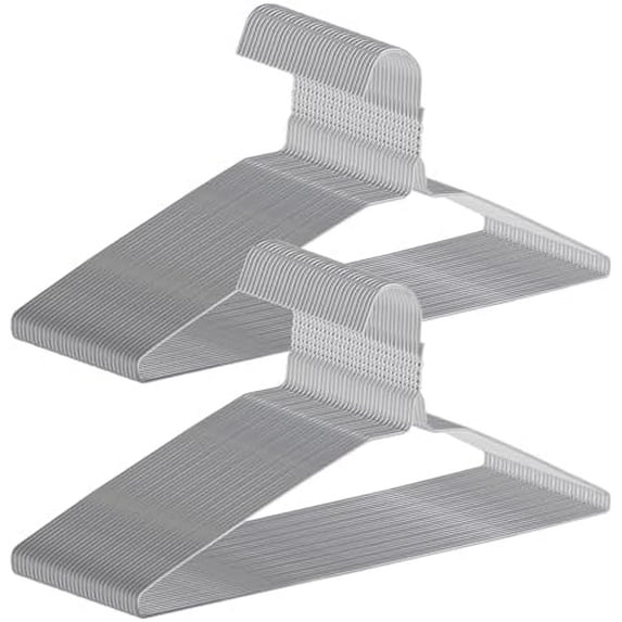 150 Pack Wire Hangers 15.9 Inch Wire Metal Clothes Hangers Bulk Thin ...