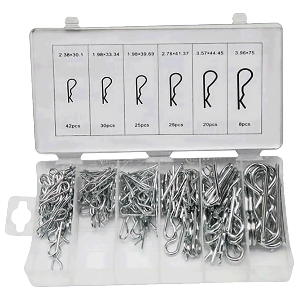 150 Pcs 150pcsr Type Cotter Pin R Shape Pin Hitch Pin Clips Spring ...