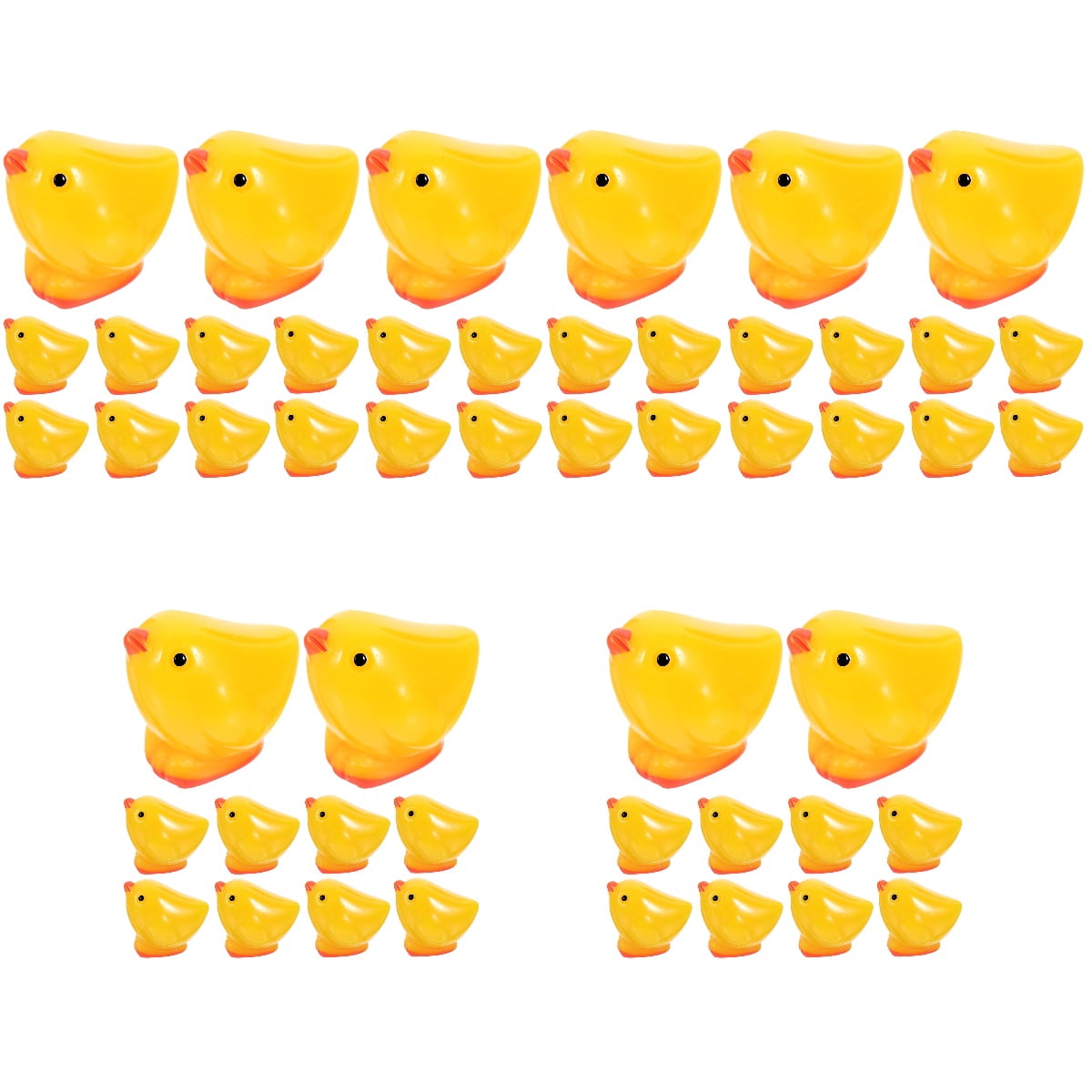 WRISTBIQUE Yellow Resin Chick Statues Miniature Design For General ...