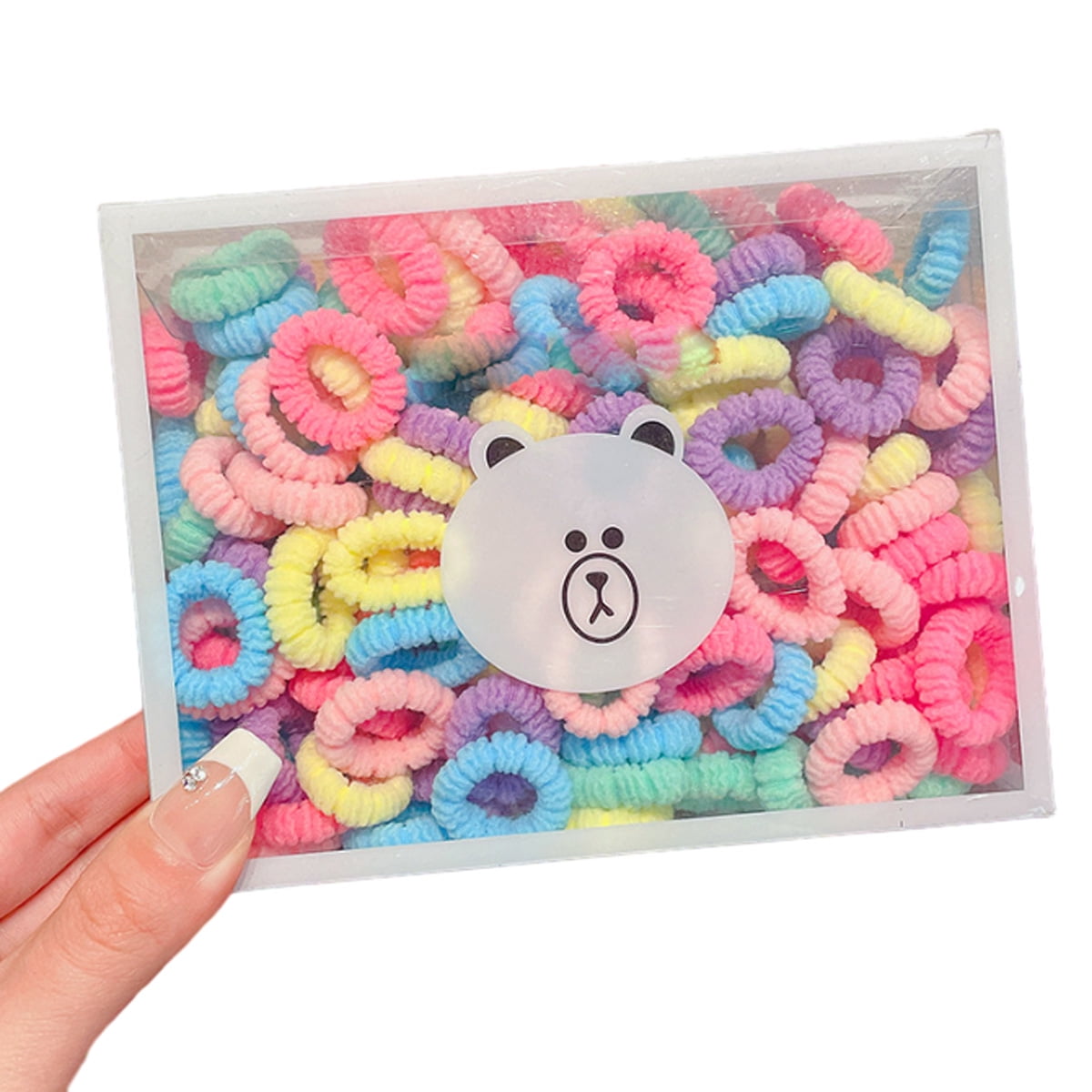 150 Pcs Baby Hair Ties, Seamless Cotton Toddler Hair Ties for Girls and ...