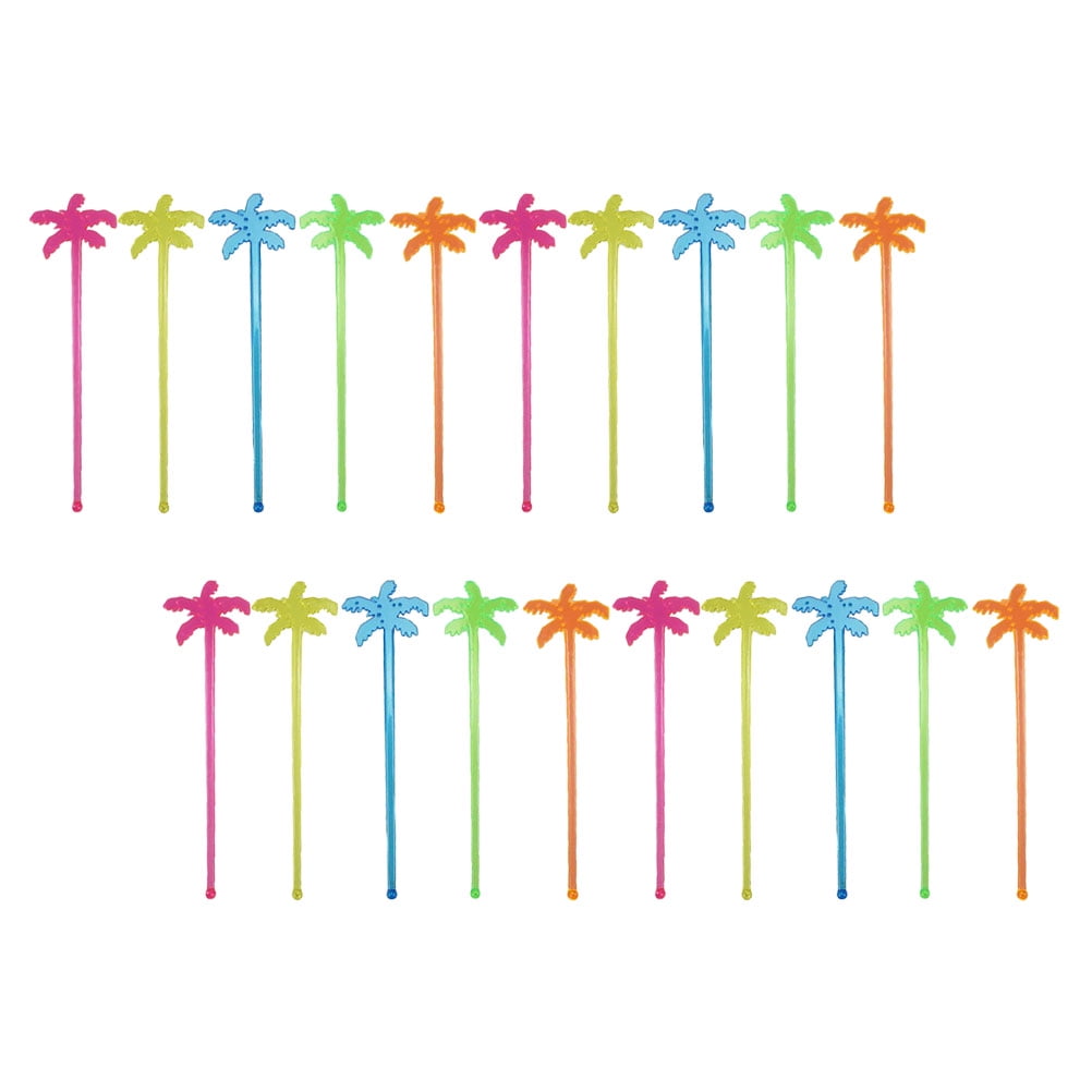 150Pcs Creative Plastic Mixed Wine Stirrers for Fruit Juice Wine Cup ...