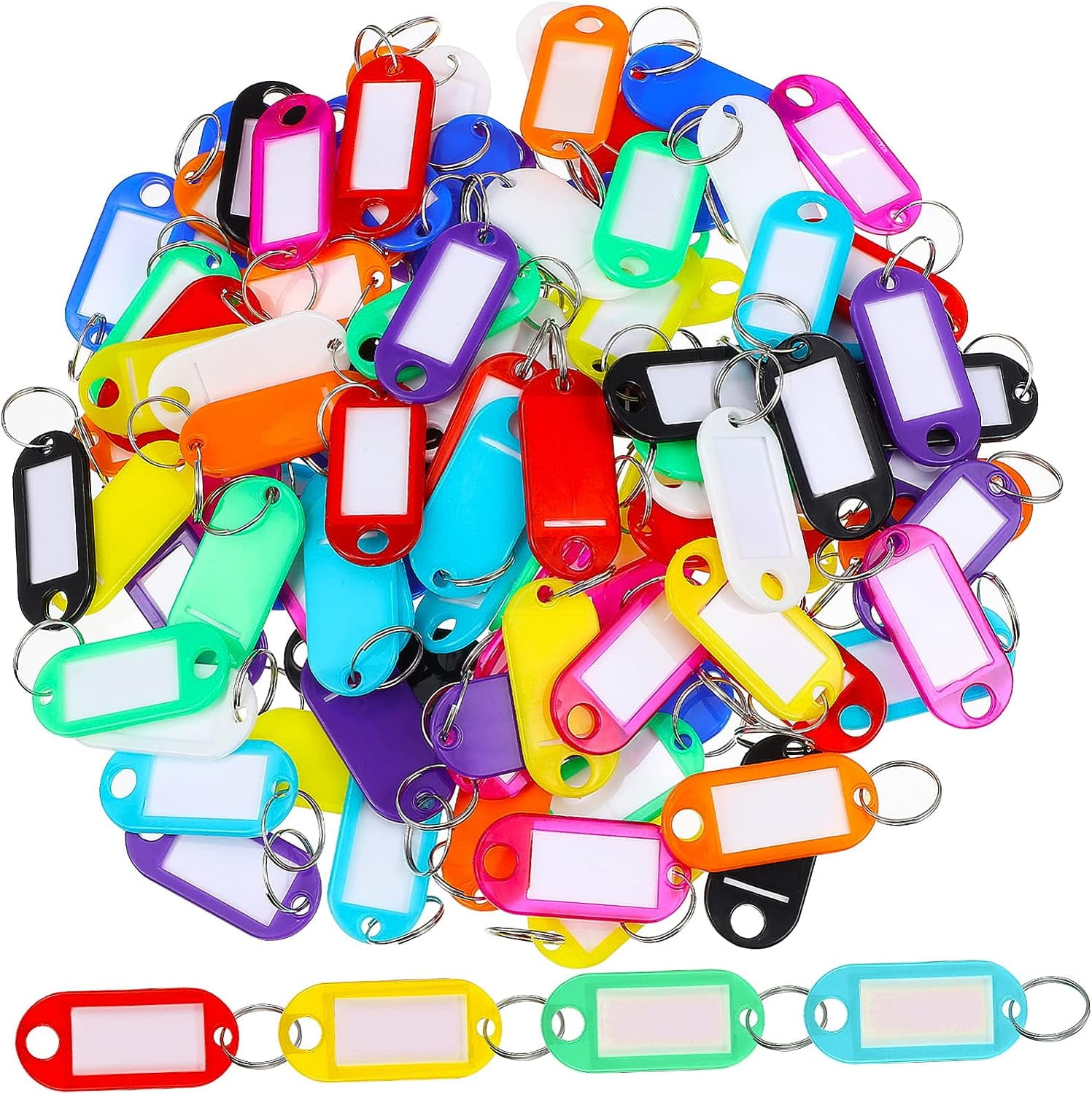 150 Pcs Color Plastic Pp Key Car Accessories for Key Tags Plastic Pet Accessories Car Parts ...