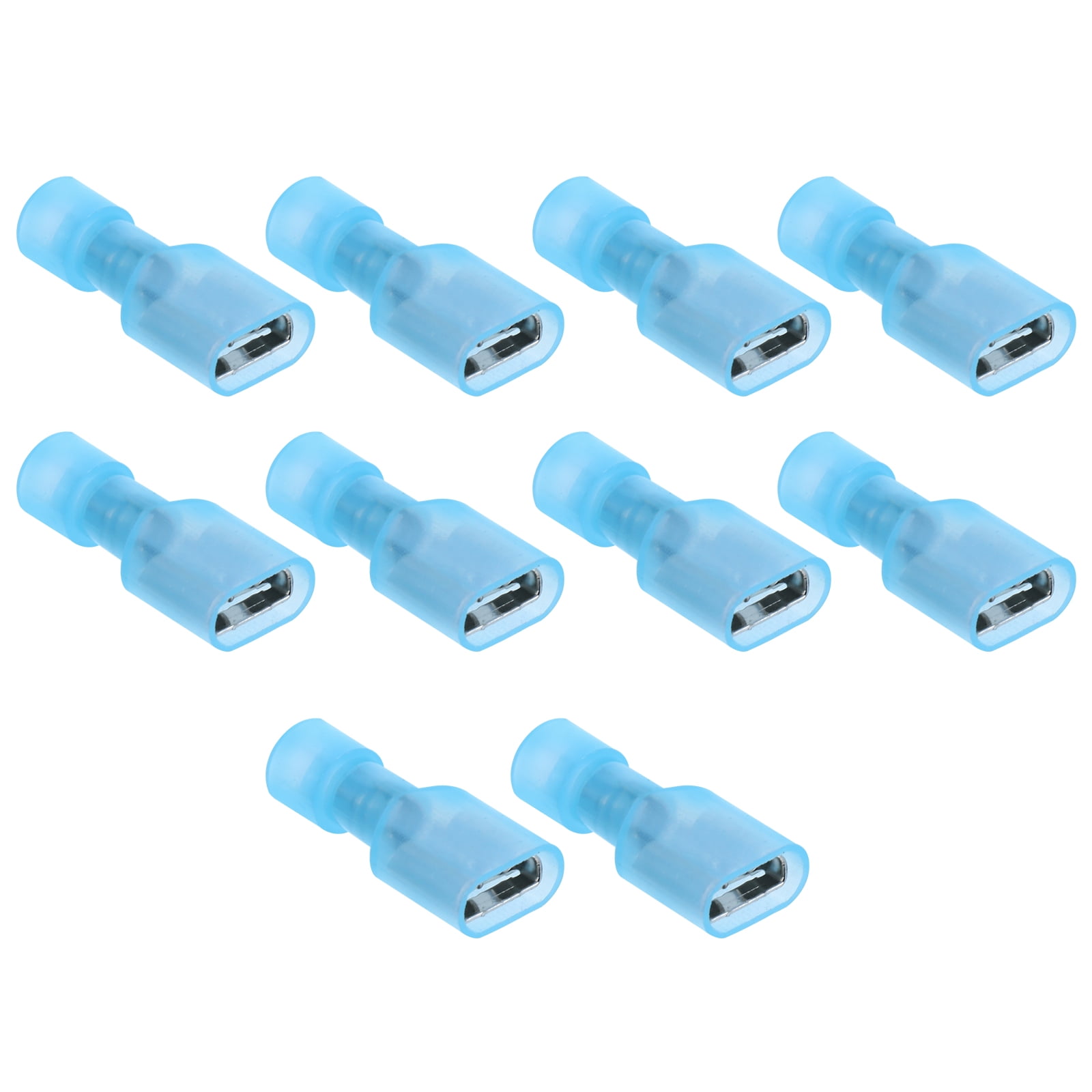 150pcs Female Nylon Spade Disconnect Crimp Terminal Wire Connectors ...